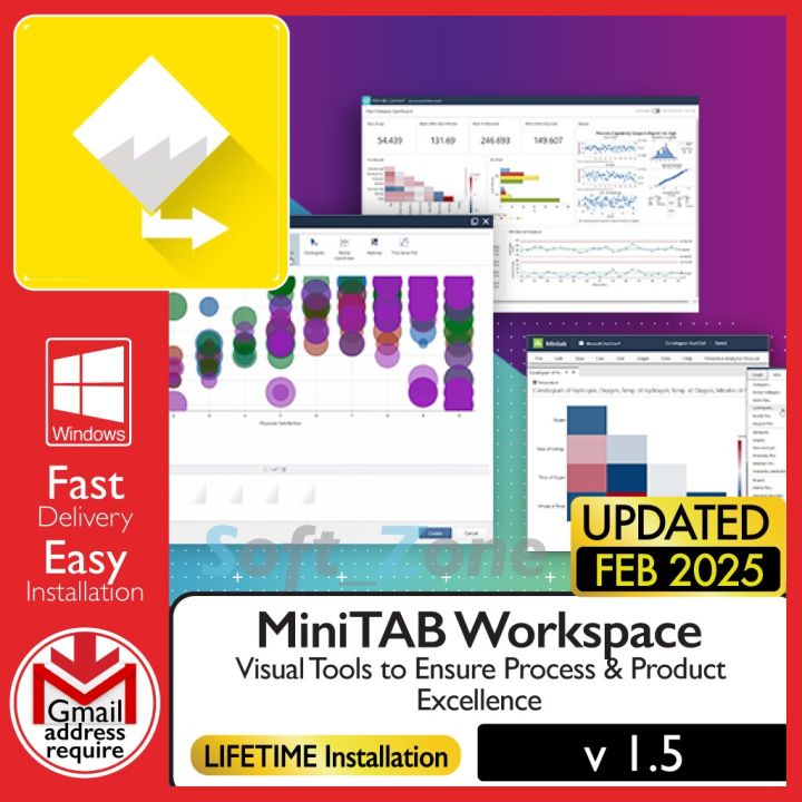 MiniTAB Workspace 1.5 - Visual Tools to Ensure Process & Product ...