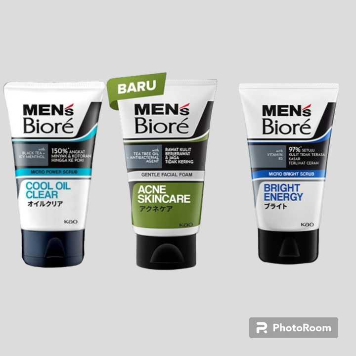 Biore Mens Facial Foam 40gr (2 pcs) | Lazada Indonesia