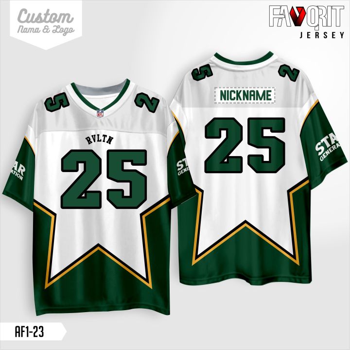 Jersey Oversize NFL Free Nickname Dan Nomor | Lazada Indonesia
