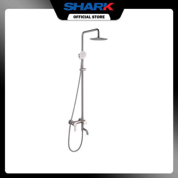 SHARK SP-331 Stainless Steel 304 Shower Set Mixer Round - Hot and Cold ...