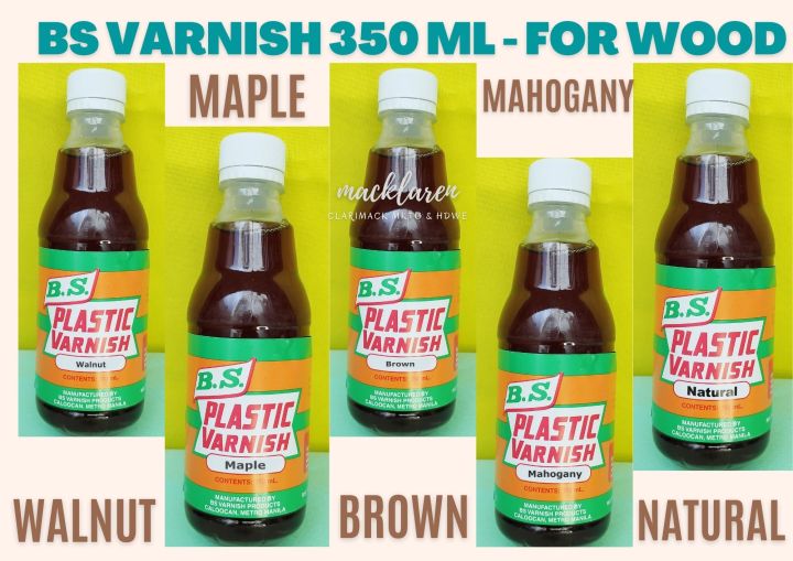 BS Plastic Varnish ️ 350 ml ️ For wood ️ Natural ️ Maple ️ Brown ️ ...