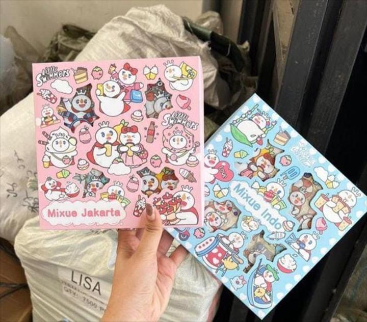 CLAIYDREAM STICKER MIXUE | STIKER MIXUE 1 BOX ISI 100PCS | Lazada Indonesia
