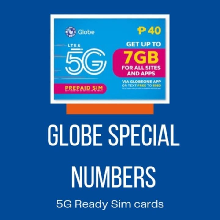 Globe special number prepaid sim | Lazada PH