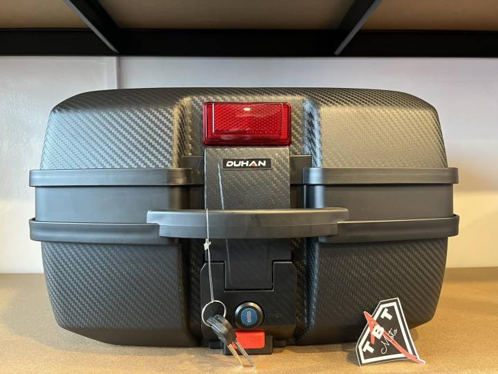 Duhan 32L Top Box Carbon Fiber Design Black / Motorcycle Hard Plastic ...