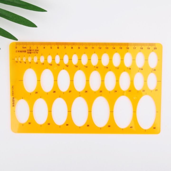 Ellipse Oval Template Geometry College Math Measuring Tool Stencil ...