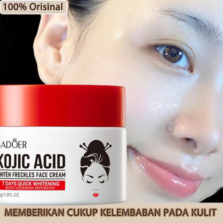 Kojic Acid Face Cream 30g for Wrinkle Melasma Freckles Anti Aging Anti ...
