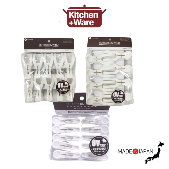 [Japan] Ponykasei / Large Clothespin 8pcs/ Large Clothespin 10pcs ...