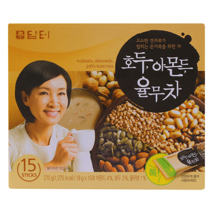 Hộp 270g 15 Gói Ngũ Cốc Damtuh Hàn Quốc Thơm Ngon - Date Mới - Đồ Ăn Vặt | Lazada.vn