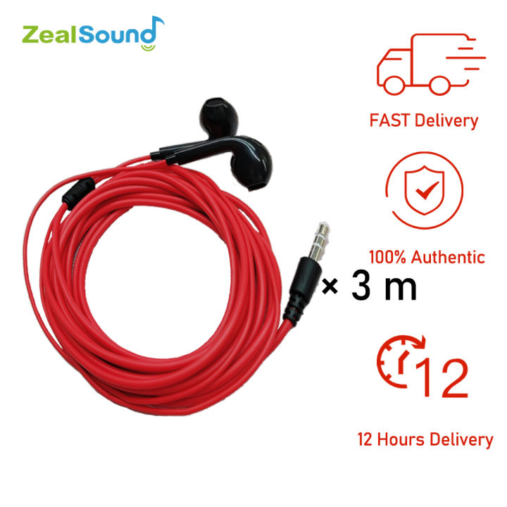 ZealSound B09 Headphones Wired Anti-Tangle Metal in-Ear Wired ...