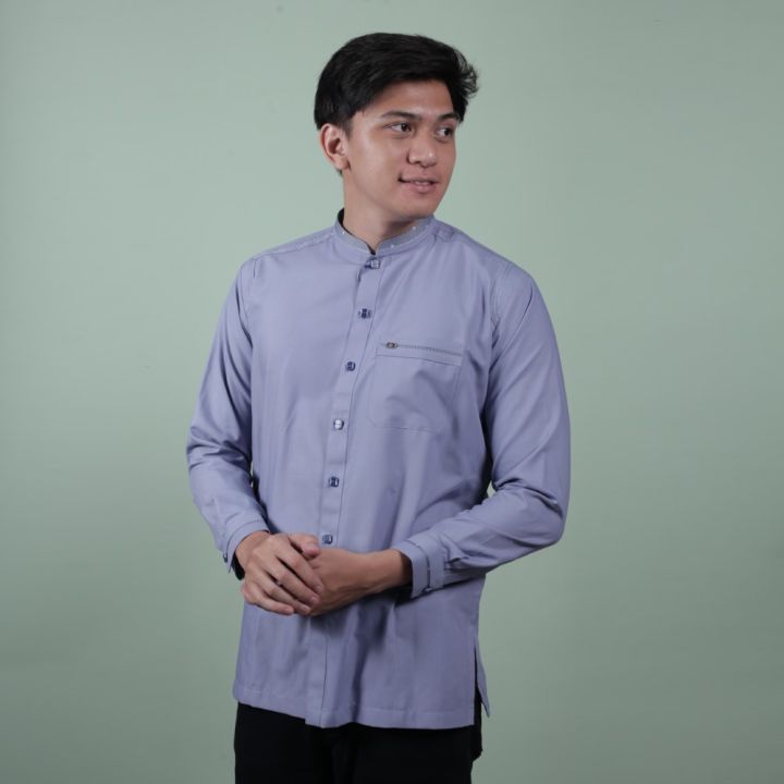 Qori Apparel Reguler Baju Koko Casual As'ad bin Zurarah (Lengan Panjang ...