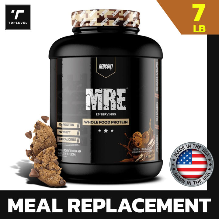 REDCON1 MRE Protein Powder 7 Lbs (25 Servings) Meal Replacement Protein ...