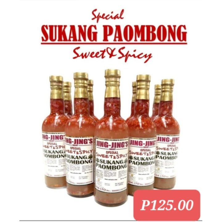 Welcome Jing Jing's sukang paombong sweet spicy 1 liter | Lazada PH