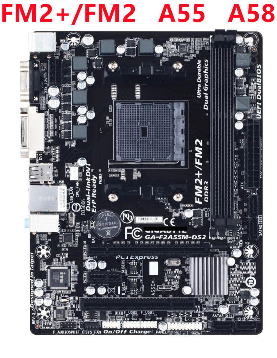 FM2ซ็อกเก็ต + A55 FM2 A58 A55M A58M DDR3เมนบอร์ดเมนบอร์ดบอร์ด Destop ...