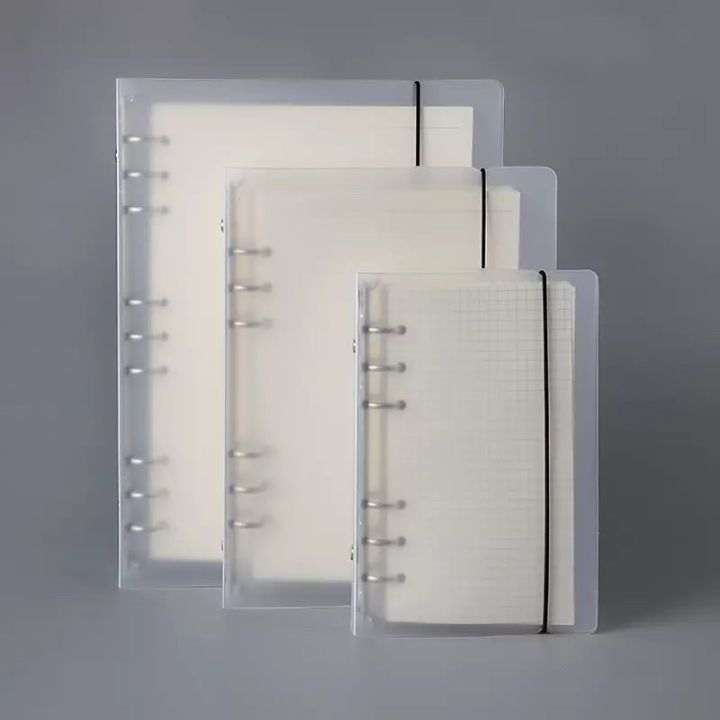 A5/B5 6/9 Holes MUJI Minimalist Style PP Notebook Binder / A5/B5 Loose Leaf RefillS | Lazada PH
