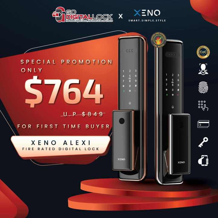 Xeno Alexi Fire-Rated Digital Lock ( Coc certified) | Exclusive Offer ...