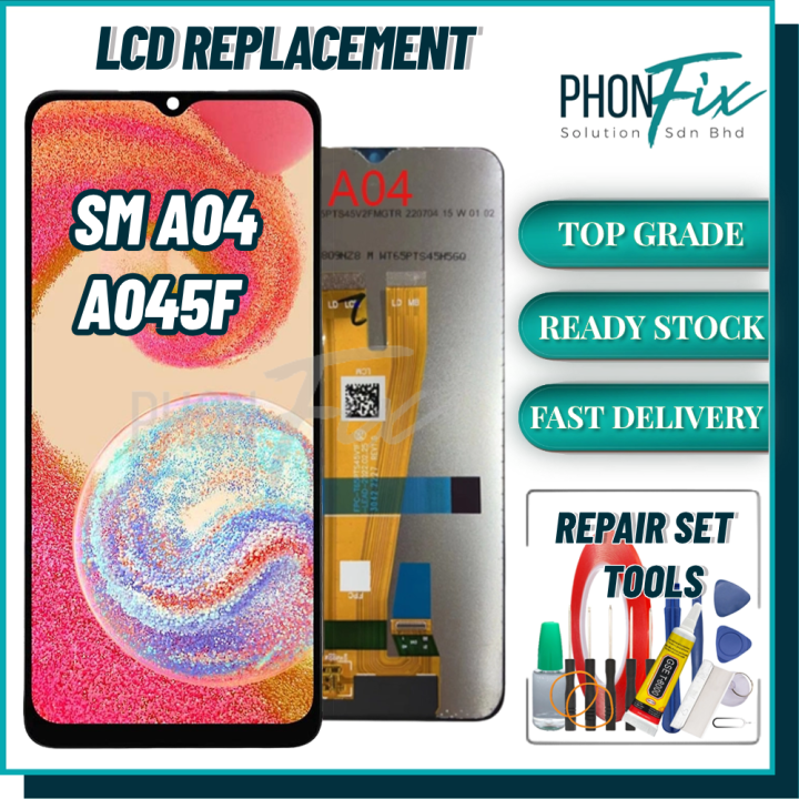 SAMSUNG A04 / A045F COMPATIBLE FOR SKRIN TOUCH SCREEN REPLACEMENT PART ...