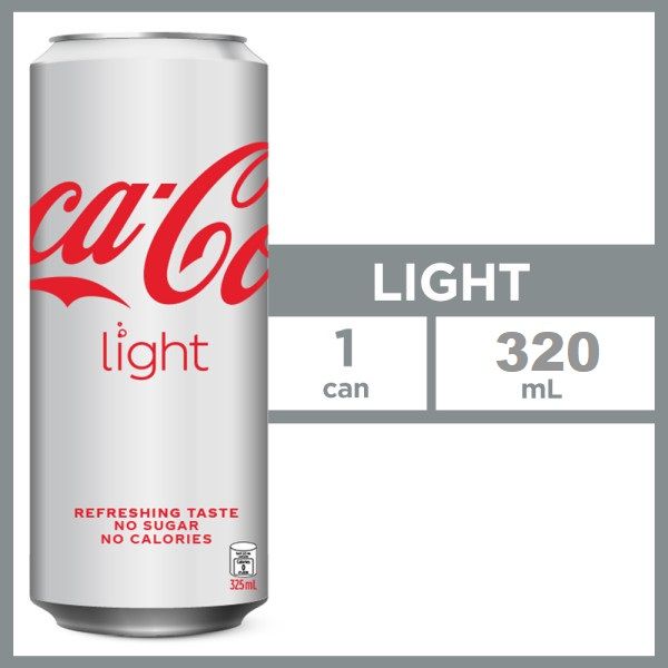 Coca-Cola Light Can 320ml - Pack of 6 | Lazada PH