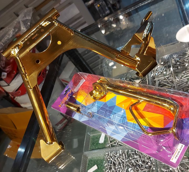 HENG CENTER AND SIDE STAND for M3 / Mio i 125 / Mio Soul i 125 - GOLD ...