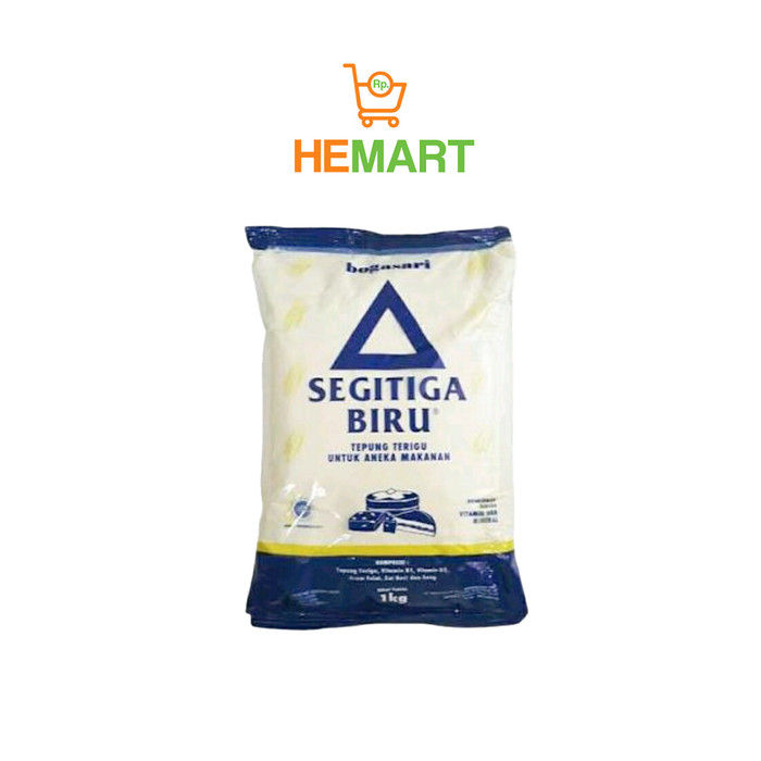 HEMART.CO.ID Terigu Segitiga Biru Kemasan Ekonomis ukuran 1kg , bandung ...