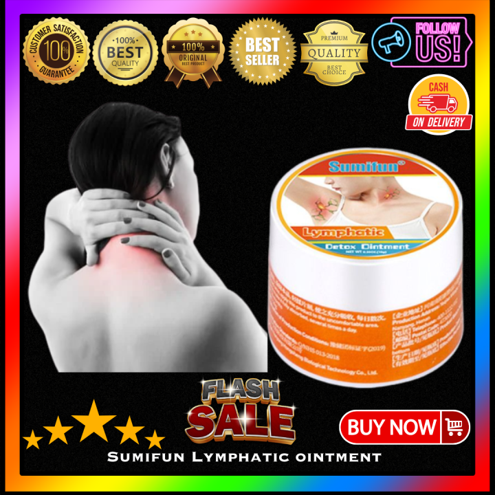 Sumifun Lymphatic Ointment Drainage Cream Anti-swelling Neck Paste ...