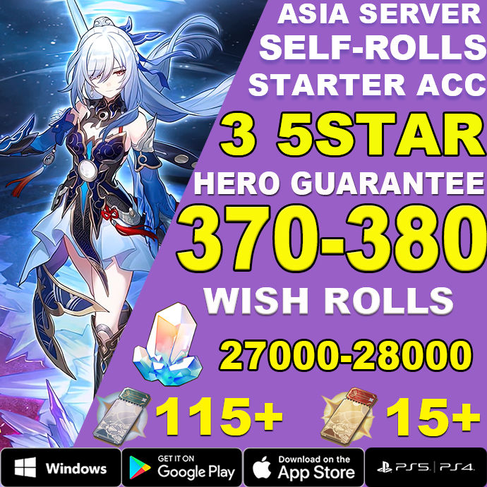 Honkai Star Rail ID Starter Account | Reroll Account Honkai Star Rail action figure | Lazada.co.th