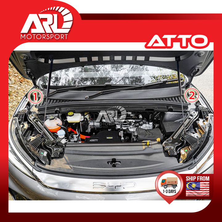 BYD Atto 3 2022 - 2025 Front Bonnet Hydraulic Hood Bonnet Gas Bonnet ...