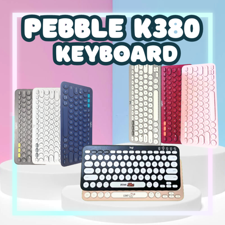 [SG]Wireless Bluetooth Keyboard K380, compact size with colorful design ...