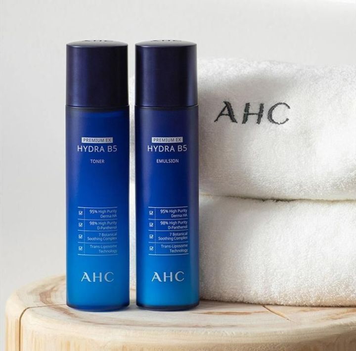 现货 🇰🇷｜AHC Premium Ex Hydra B5 Toner140ml / Emulsion 140ml 韩国AHC玻尿酸 B5化妆水/乳液 | Lazada