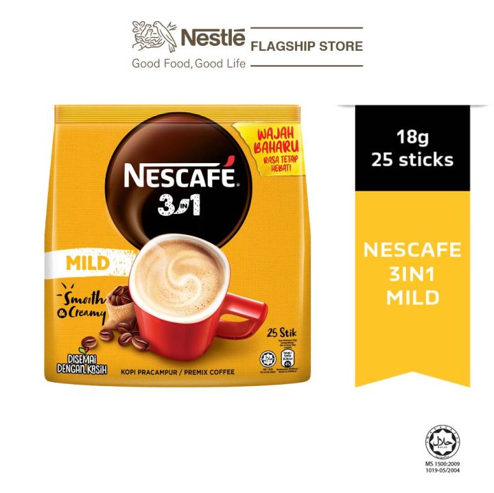 NESCAFE 3in1 Mild 25 Stickpack 18g | Lazada