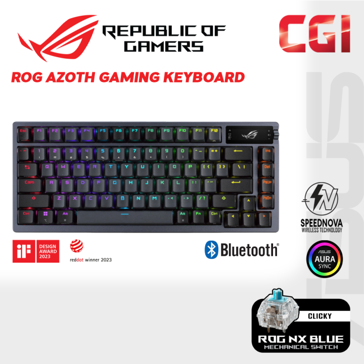Asus M701 ROG Azoth OLED Display SpeedNova NX Mechanical Gaming ...