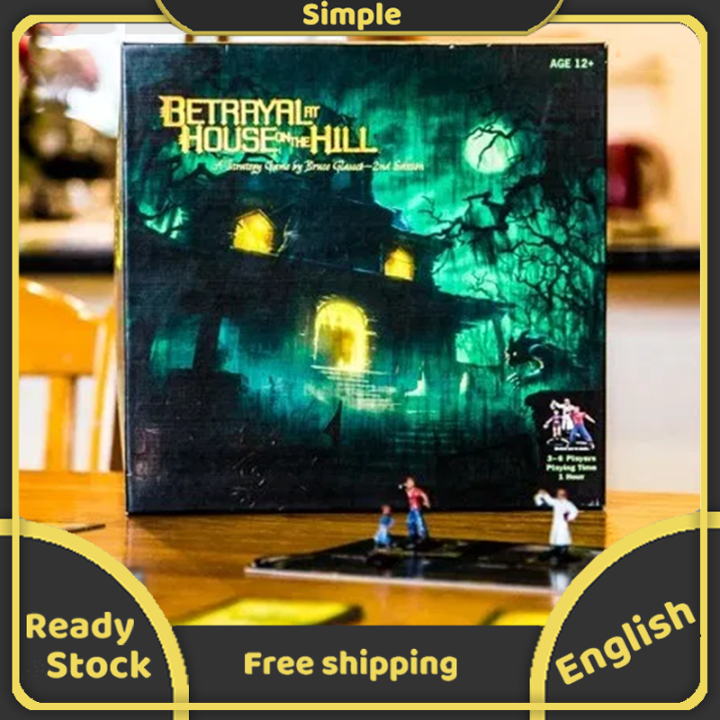 Betrayal At House On The Hill Board Game For Ages10+ 3-6 Players Family ...