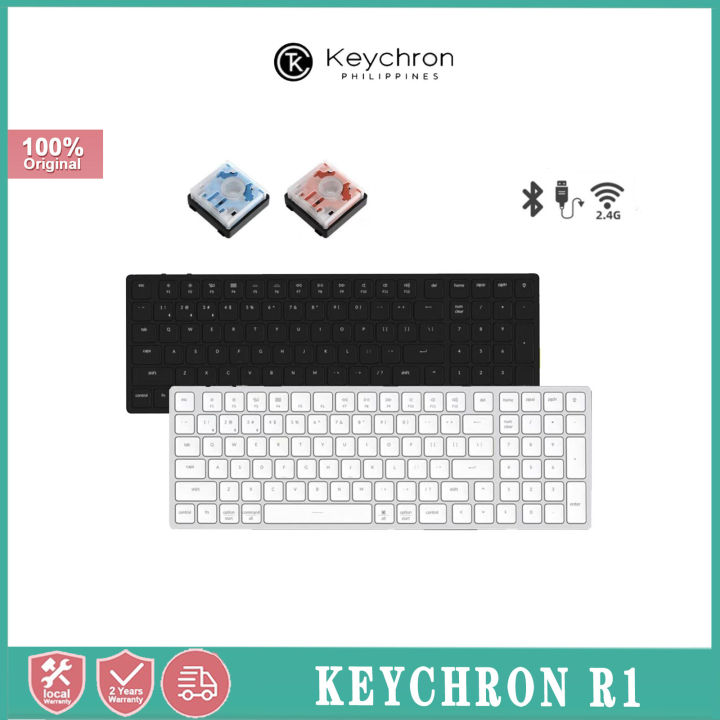 Keychron R1 Bluetooth wireless Mac mechanical keyboard 100 key keyboard ...