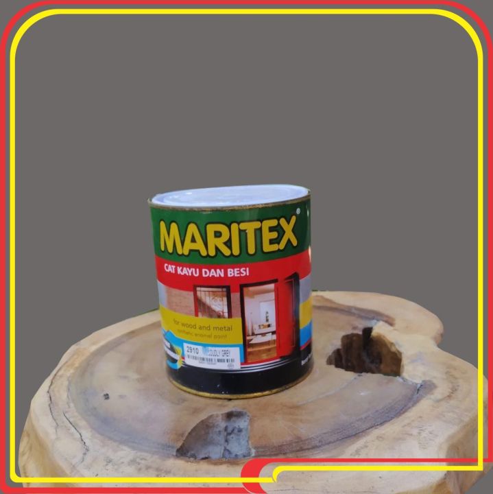 Cat Besi dan Kayu Maritex warna Cloudy Grey 800 gram | Lazada Indonesia