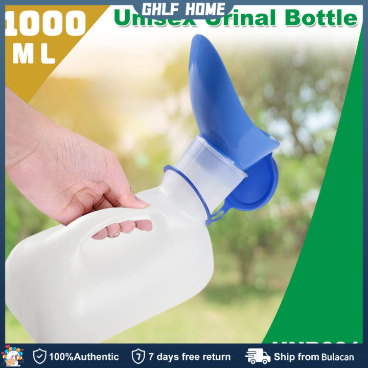 1000ML Female Male Urinal Unisex Camping Portable PE Urinal Toilet ...