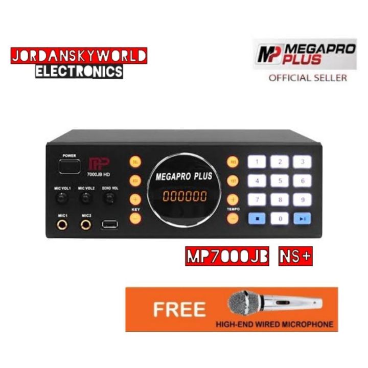 Megapro Plus Karaoke Player MP-7000JB Plus 1TB HDD up to 30,000 Songs & MTV Free Mic | Lazada PH
