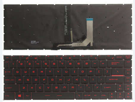 MSI GS65 GF63 GF63 8RC GF63 8RD GF63 Thin 9SC Red Backlit Laptop ...