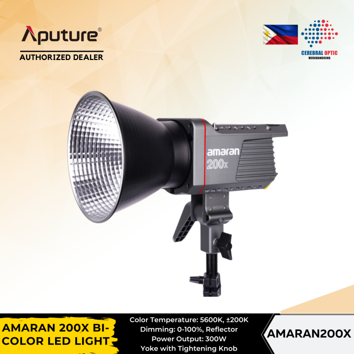 APUTURE AMARAN 200X BI-COLOR LED LIGHT | 200W Point-Source LED Light ...