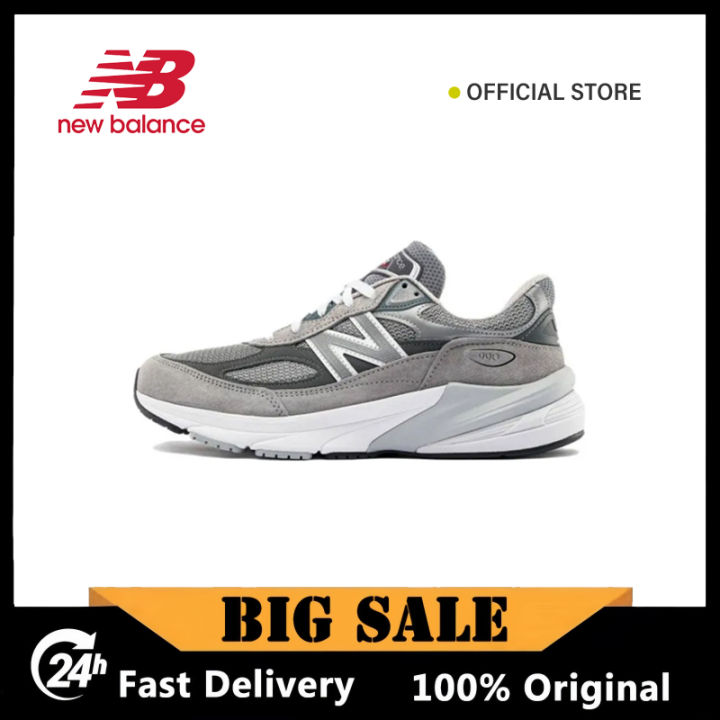 Official New Balance NB 990 V6 " Gray " Sports Sneakers M990GL6 ...