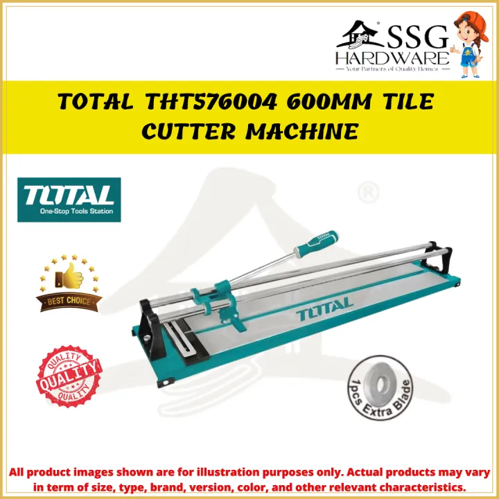 TOTAL THT576004 600MM TILE CUTTER MACHINE / MARBLE TILE CUTTER ...