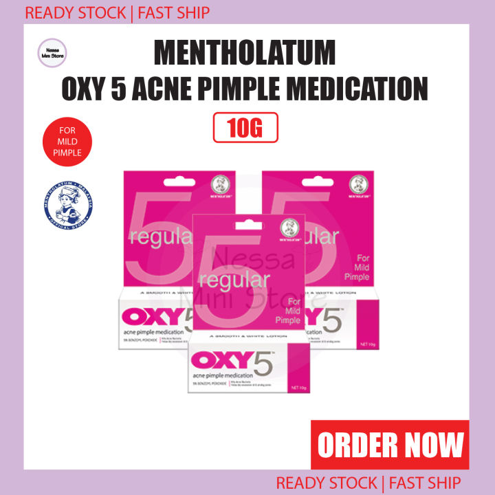 [FAST SHIP] OXY 5 Acne Pimple Medication Lotion 10g For Mild Pimple 10g ...
