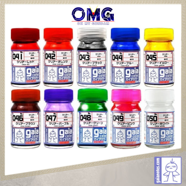 Gaianotes Gaia Color Clear Series 041 - 050 Gaia Colors Gundam Colors ...