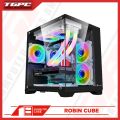KEYTECH Robin Cube DUAL CHAMBER CASE MICRO ATX MINI ITX Computer Case ...