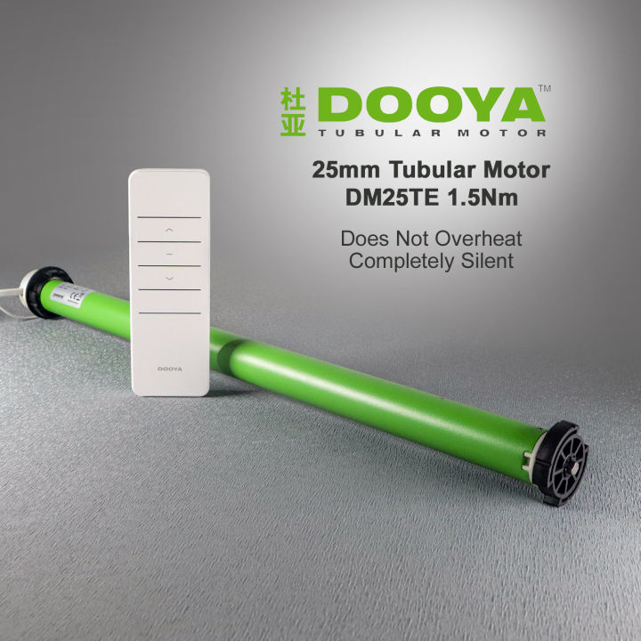 Dooya 25mm Tubular Motor DM25TE 1.5Nm w/ Remote Control | Lazada PH
