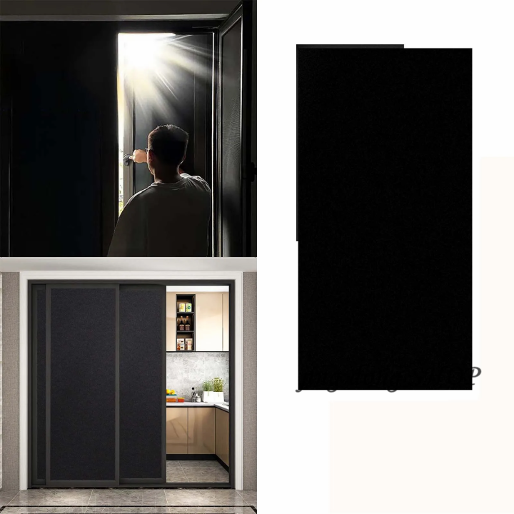 Electrostatic Privacy Black Window Film Decorative Glass Sticker Total ...