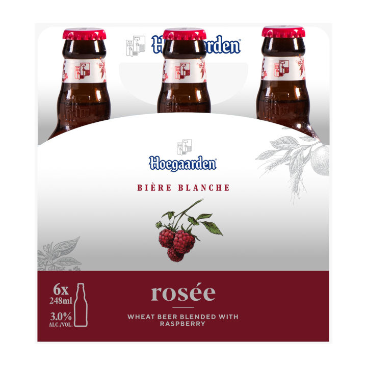 Hoegaarden Belgian Rose White Raspberry Beer 6 X 250ML | Lazada Singapore