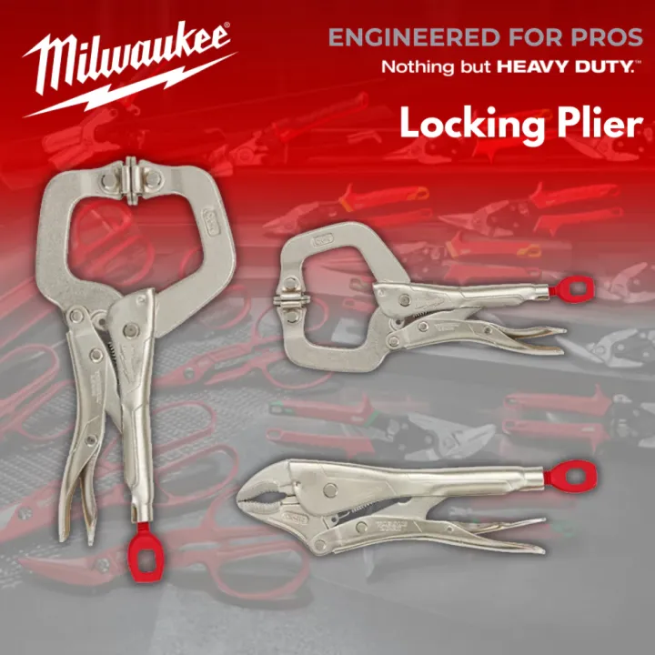 Milwaukee Torque Lock C Clamp & Locking Plier [100% Original] | Lazada