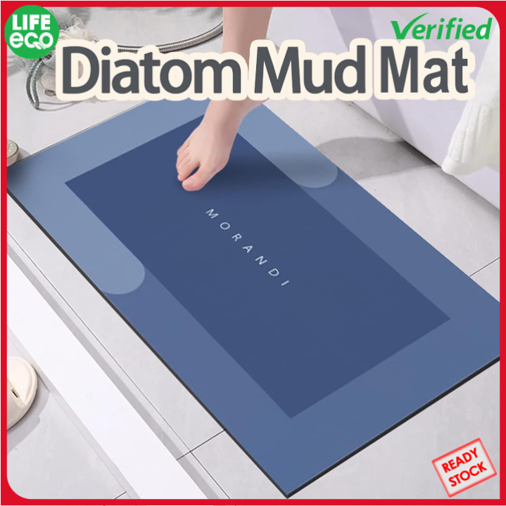 LIFE-ECO Anti Slip Mat Floor Mat Toilet Mat Super Absorbent Diatom Mud ...