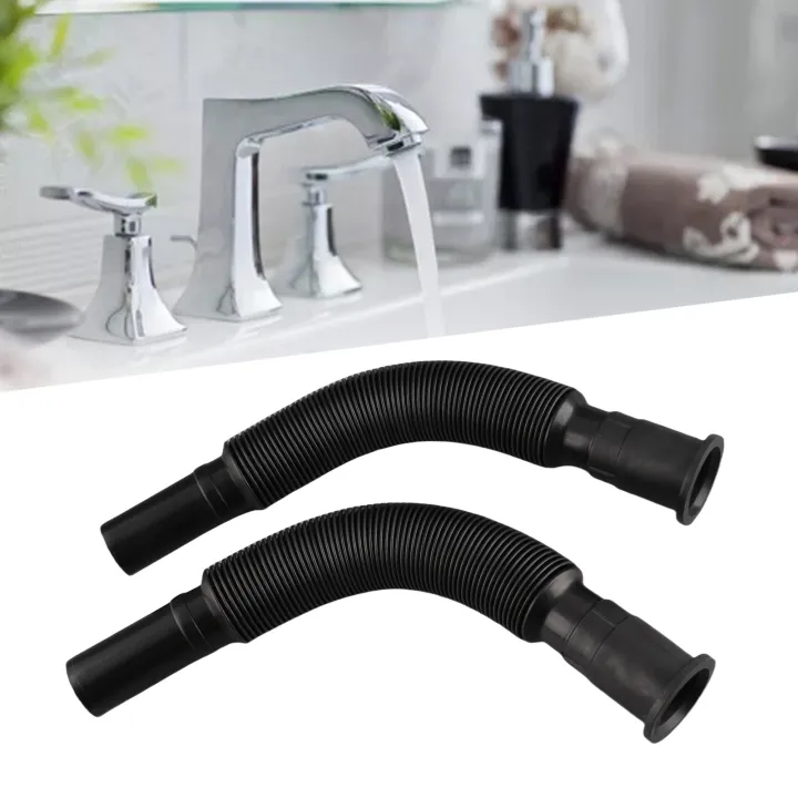 Flexible Drain Hose Heavy Duty Expandable Drain Pipe 2-Pack for ...