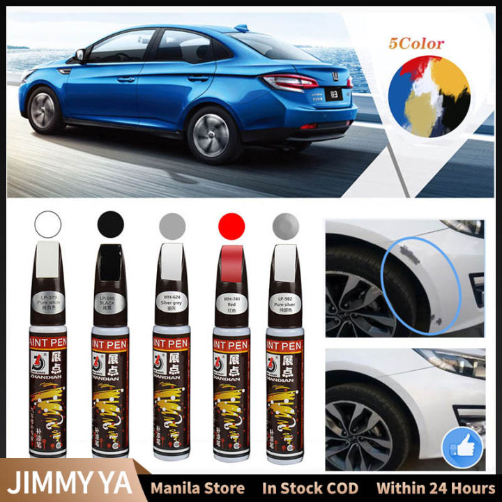 5 Colors Universal Repair Pen Colorful Car Coat Scratch Clear Repair ...