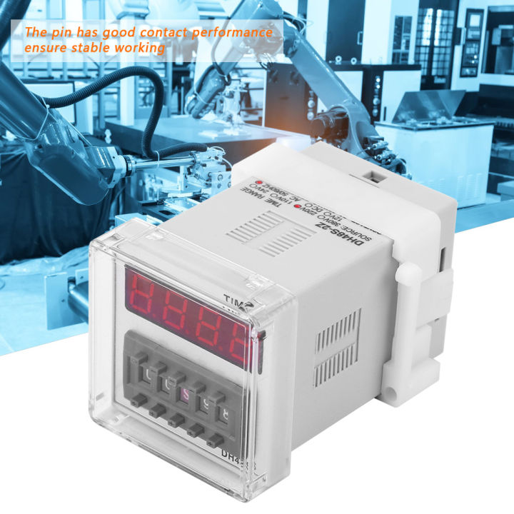 DH48S-2Z Timer Time Relay Relay Timing Delay Control for Mechanical Equipment Industrial ...